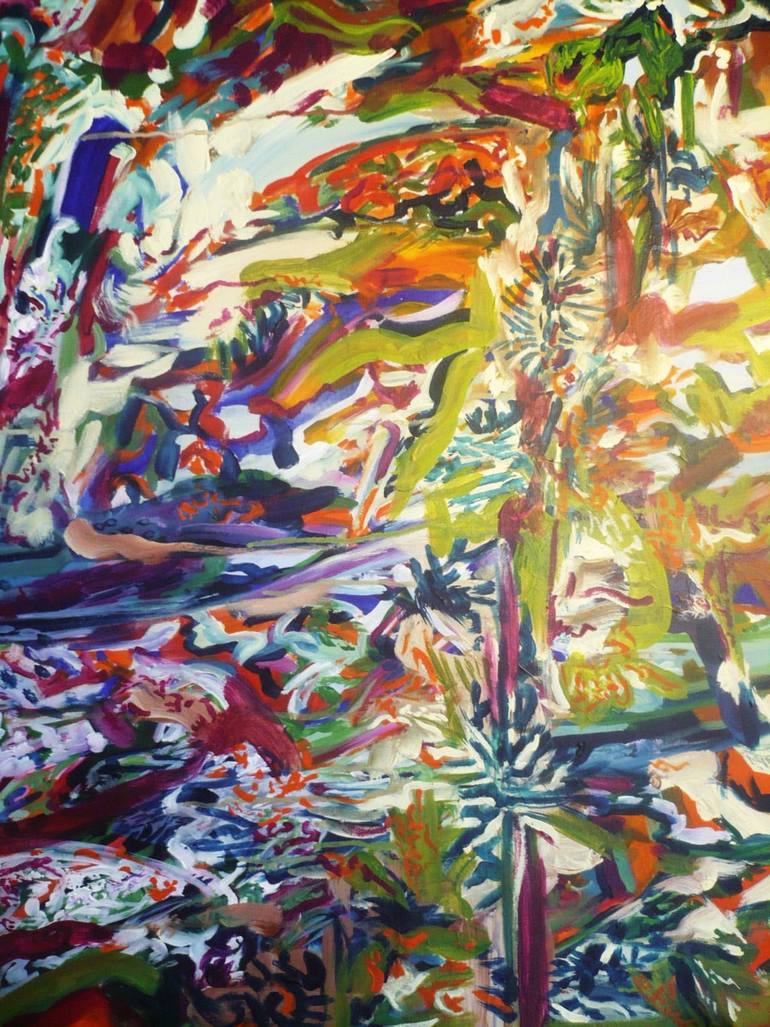 Person around a corner Painting by Poul Ly | Saatchi Art