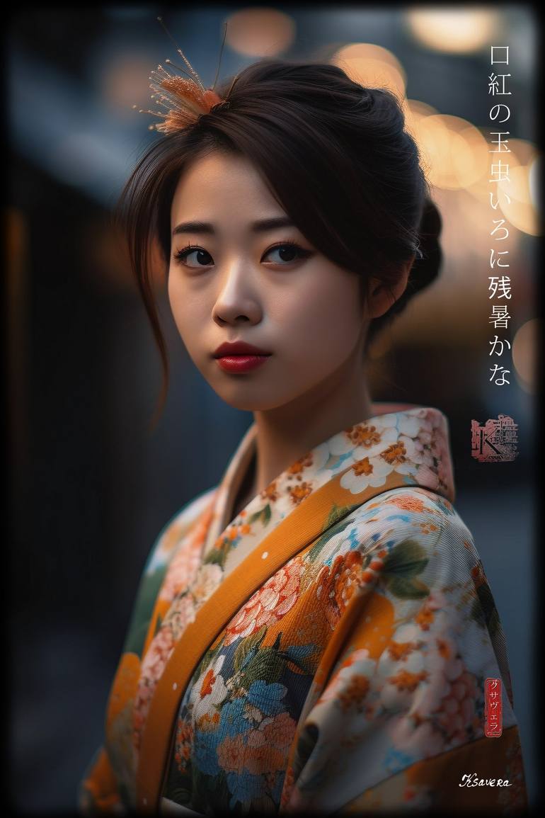 Japanese Maiko DS0320 girl portrait photography Kioto by Ksavera ...