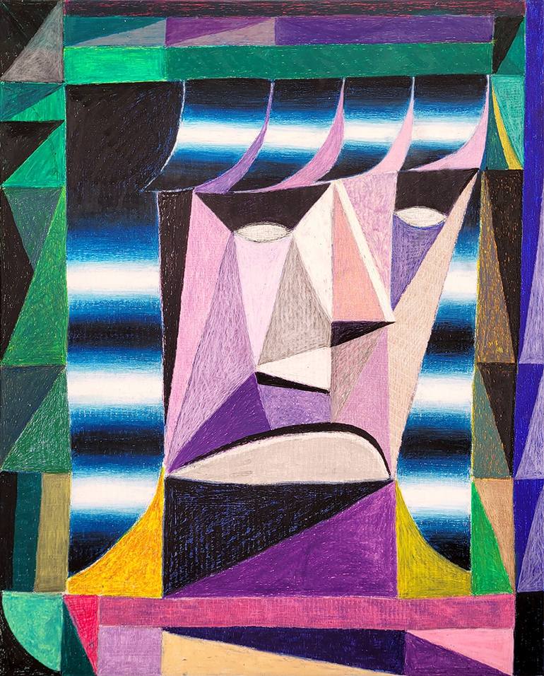 Woman in Landscape Painting by Juergen Grewe | Saatchi Art