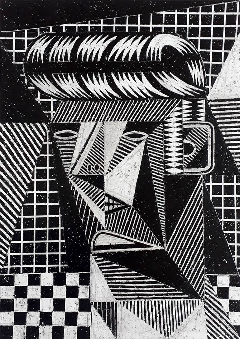 Head of a Man Painting by Juergen Grewe | Saatchi Art