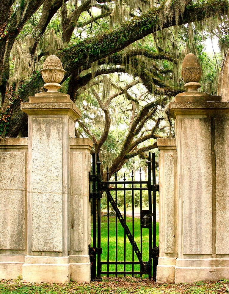 GOOD AND EVIL CEMETERY GATE Savannah GA Photography by William Dey ...