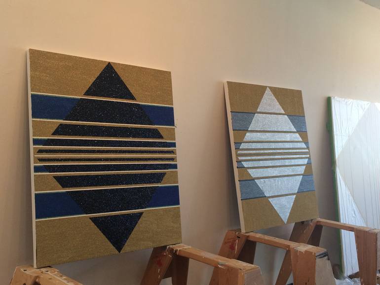 Blue Diamond #2 Painting by Kelly Brumfield-Woods | Saatchi Art