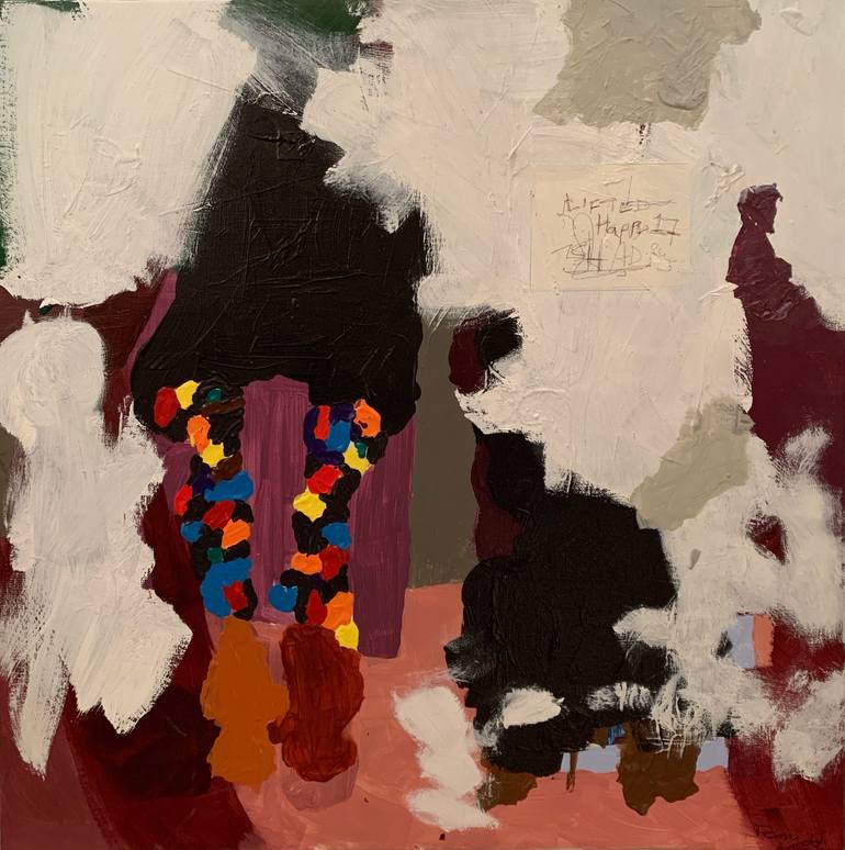 'Happy Shadows' Painting by Femi J Johnson | Saatchi Art