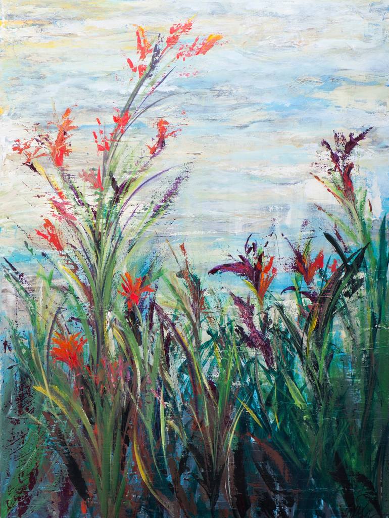 Earth's Triumph II Painting by Jill Perla | Saatchi Art