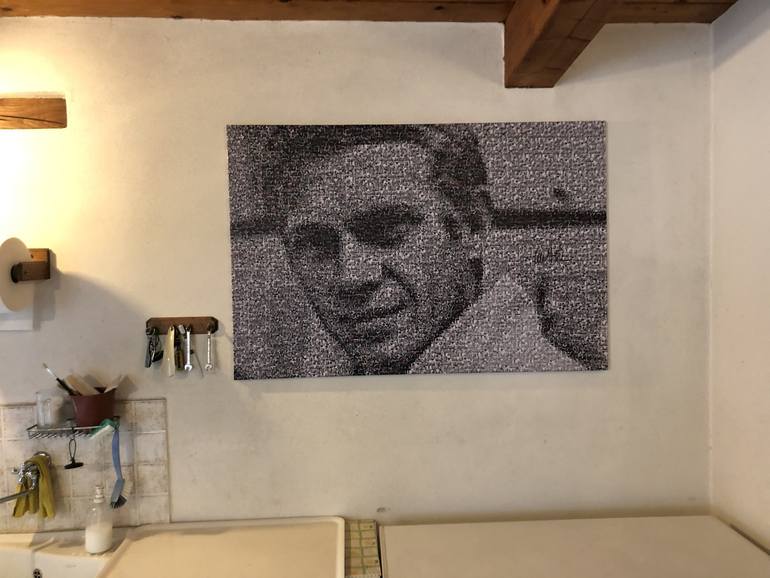 Steve McQueen Collage by Massimo Matteoni | Saatchi Art