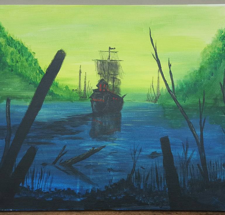 Poison Skies Painting by William Stuckart | Saatchi Art