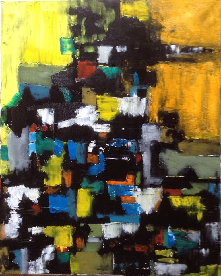 Untitled No.3 Painting by Angelo Deleon | Saatchi Art