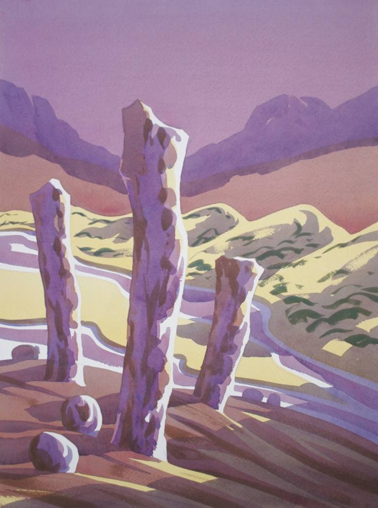 Stones Painting by M J Forster | Saatchi Art