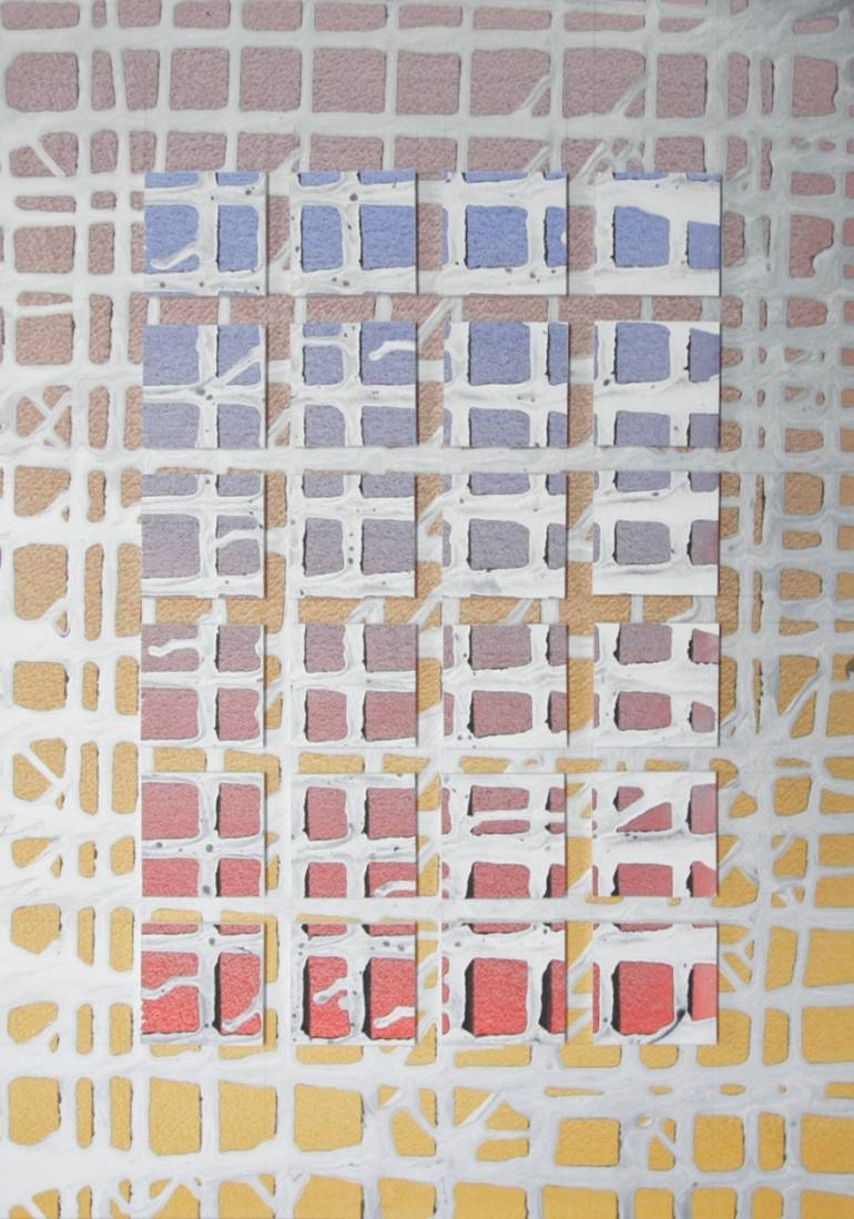 24 Squares Painting by M J Forster | Saatchi Art