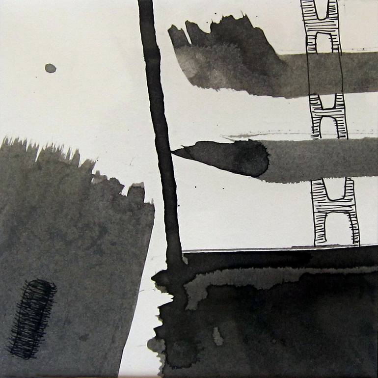 Port Town Drawing by Artist Strayer | Saatchi Art