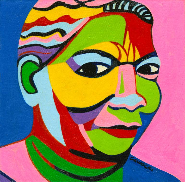 Yve Evans, Warrior Painting by Marcia Gawecki | Saatchi Art