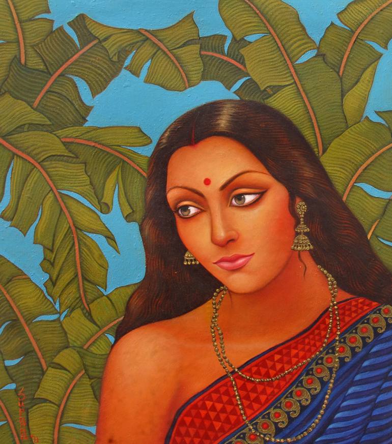 PRAMILA Painting by Suparna Dey | Saatchi Art