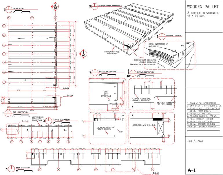 Wooden Pallet Drawing by Patrick D Wilson | Saatchi Art