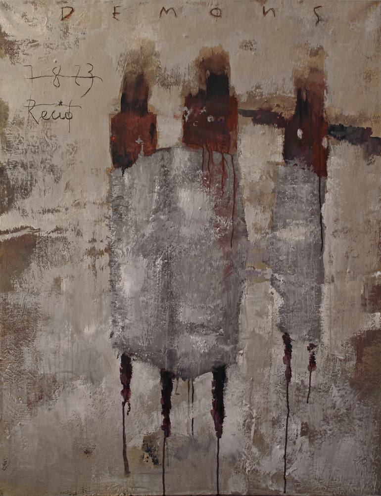 TIBET DEMONS Painting by Ricard Recio | Saatchi Art