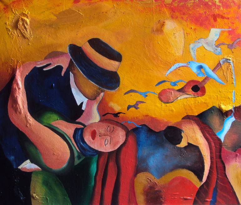 Dancing awake Painting by Bruno Netto | Saatchi Art