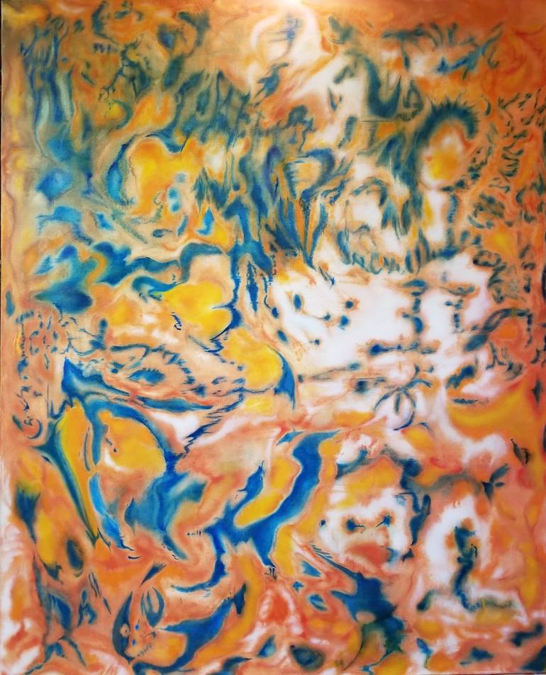 White Lagoon Painting by Bruce Worrall | Saatchi Art