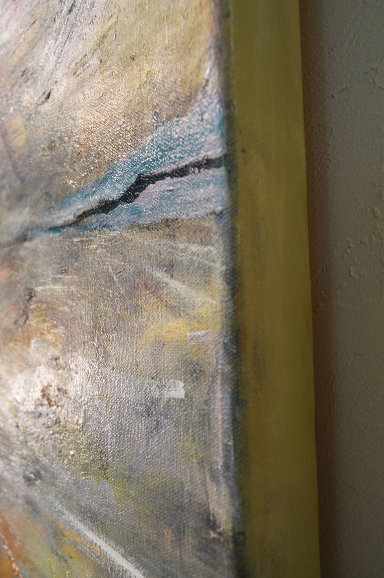 Abstract Shoreline Painting Painting by Julianne Felton | Saatchi Art