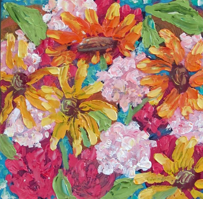 Summer Bouquet Painting by Susan Spohn | Saatchi Art