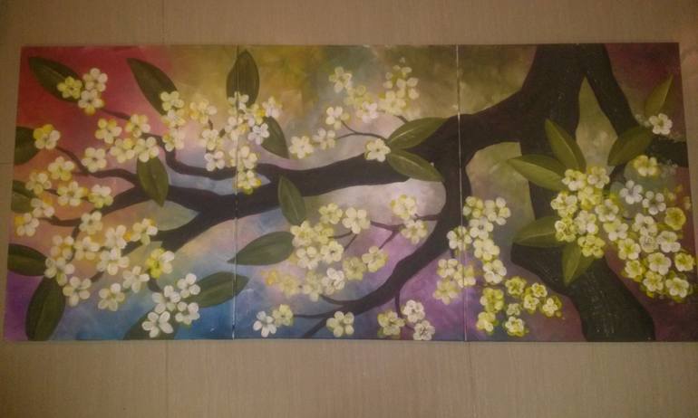 kalachuchi Painting by Joey August Banuelos | Saatchi Art