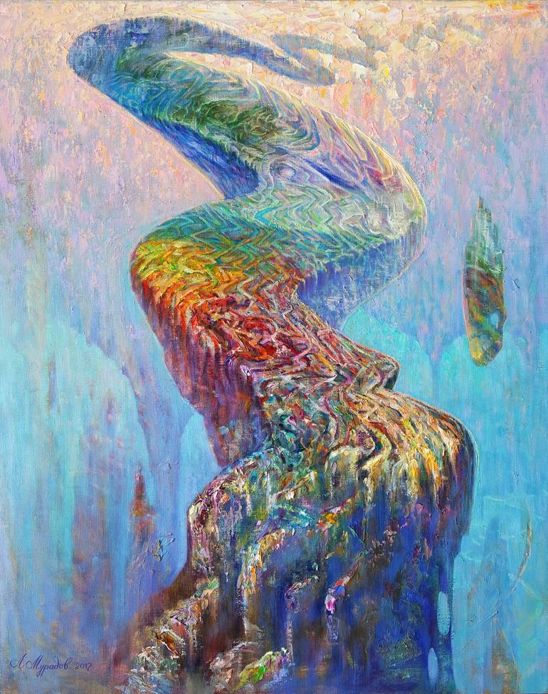 Interconnection Painting by Asror Muradov | Saatchi Art