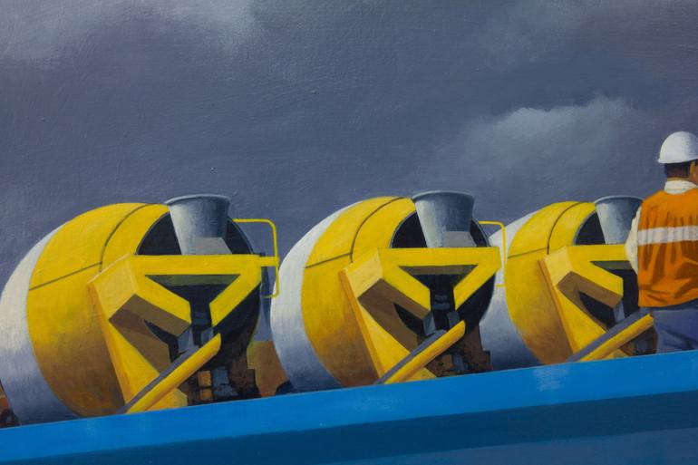 The Bridge Builders Painting by Stephen Graham | Saatchi Art