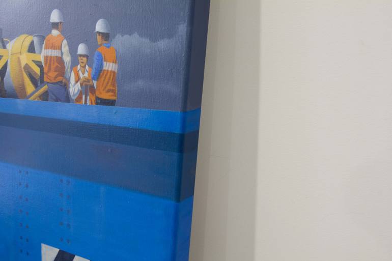 The Bridge Builders Painting by Stephen Graham | Saatchi Art