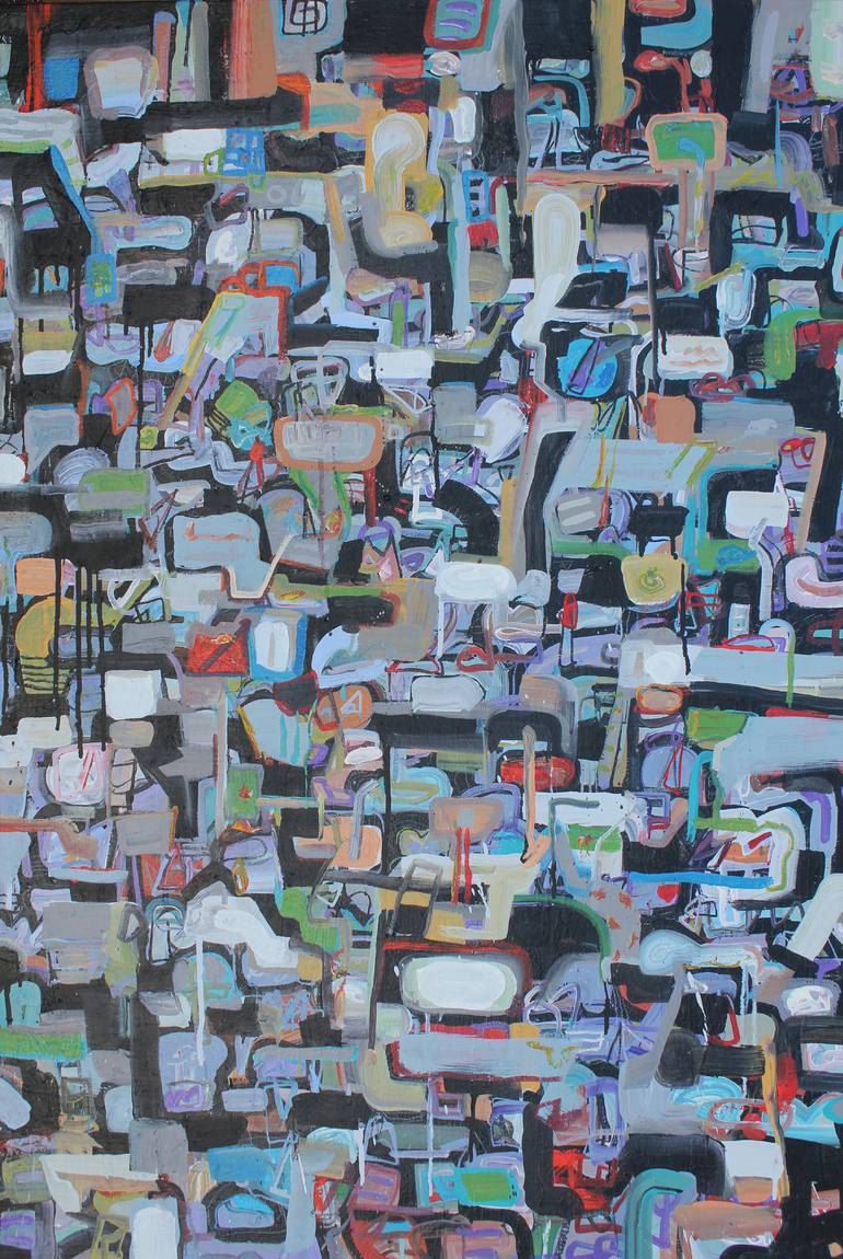 social structure Painting by ixrael NLN | Saatchi Art