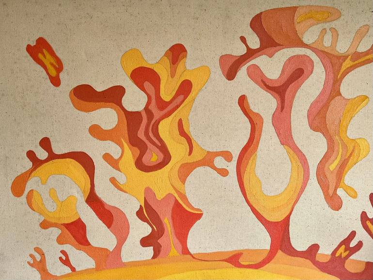 Protuberances Painting by Mania Row | Saatchi Art