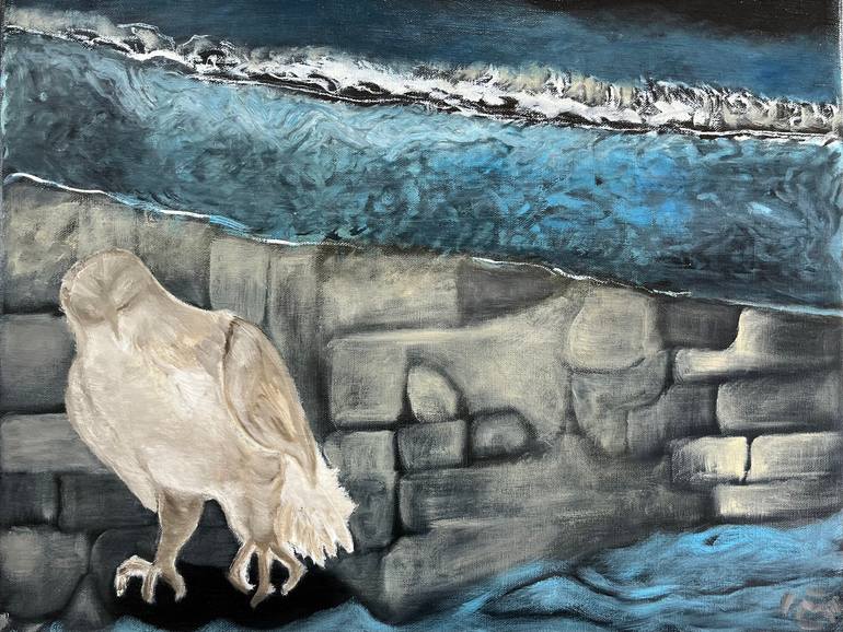 The Falcon Sky at Botany Bay Margate after W.B.Yeats Painting by Mania ...