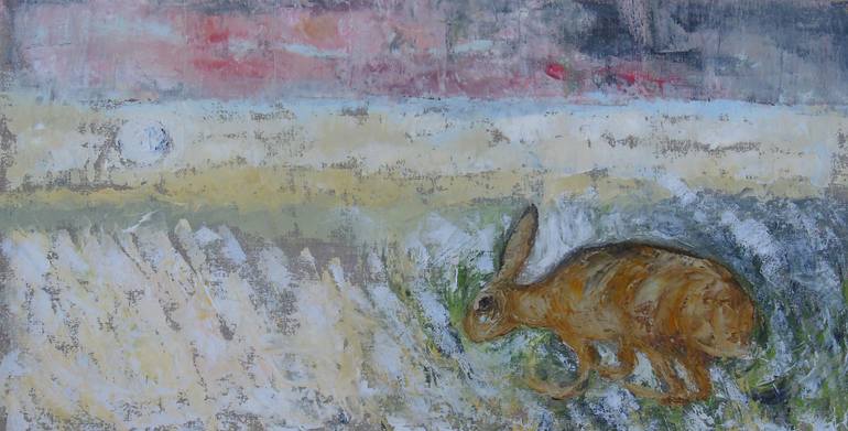with such a moon Painting by Mania Row | Saatchi Art