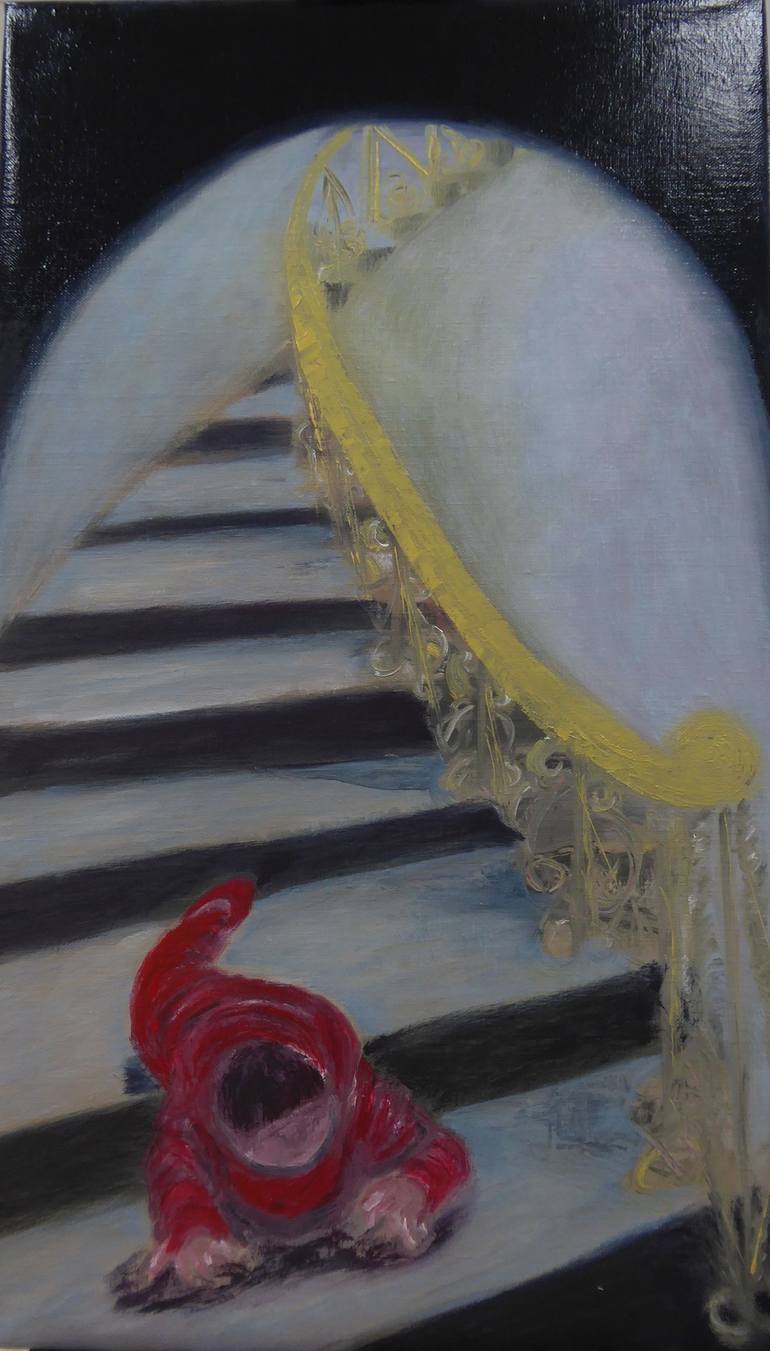 The Great Fall 2 Painting by Mania Row | Saatchi Art