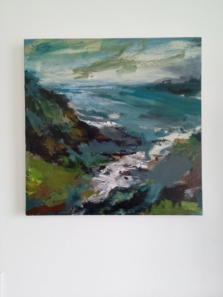 Cape Cornwall Painting by Susan Hall | Saatchi Art
