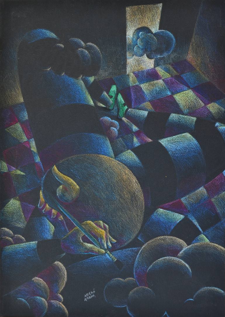 Fear Drawing by Andreas Angelopoulos | Saatchi Art