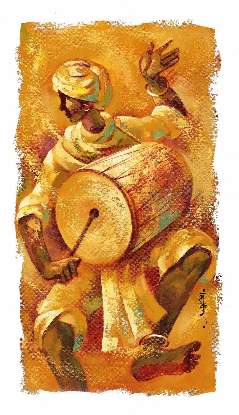 musician Painting by shankar gojare | Saatchi Art