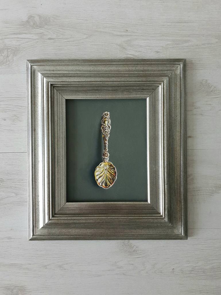 The Golden Spoon Painting by Michelle Mc Goldrick | Saatchi Art