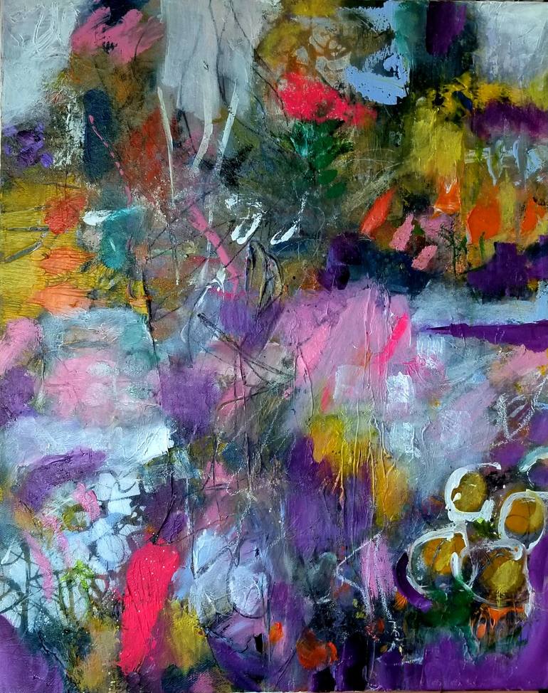 Conceptual Garden Painting by Cheryl Wilson | Saatchi Art