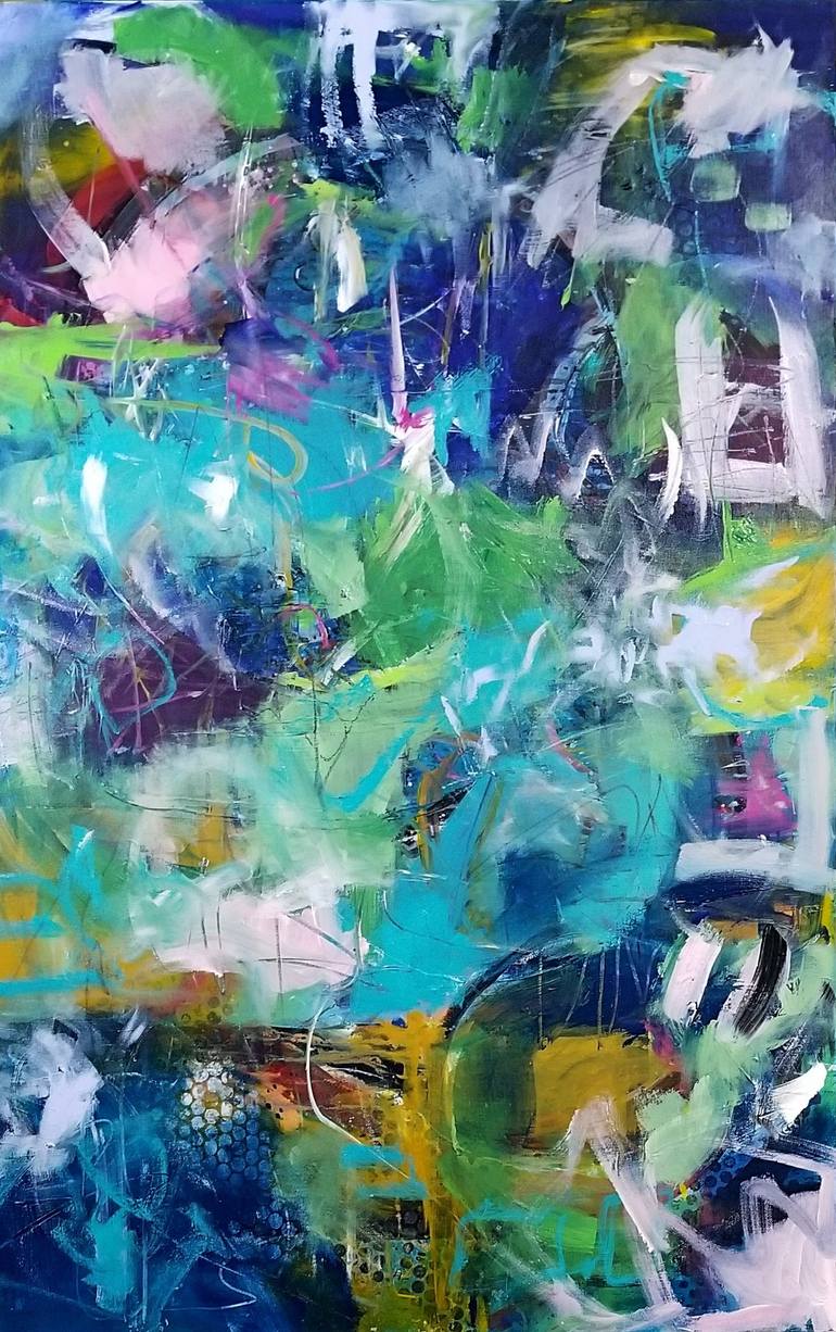 A Day in the Life of Anonymous Painting by Cheryl Wilson | Saatchi Art