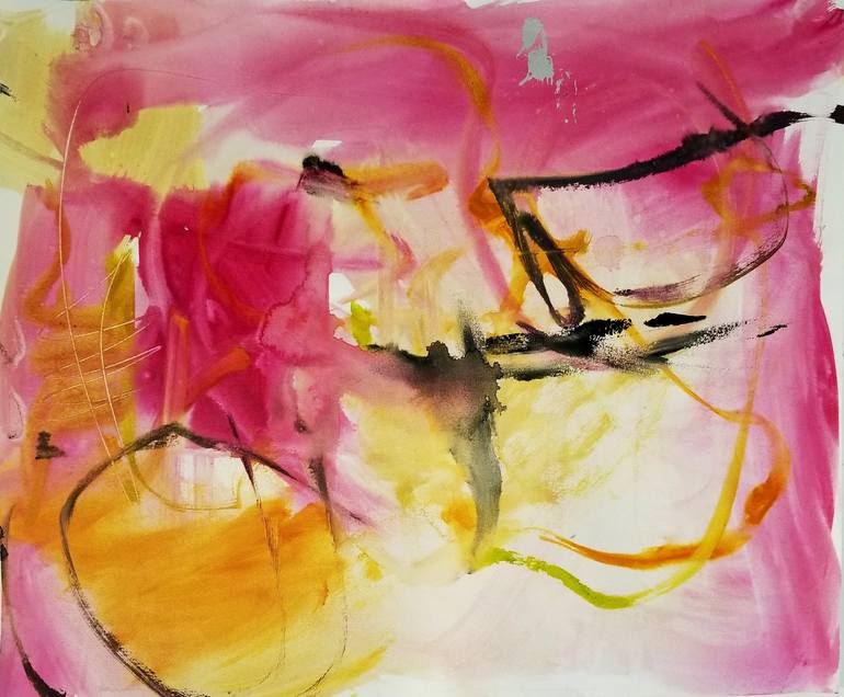 The Garden Whispers Painting by Cheryl Wilson | Saatchi Art