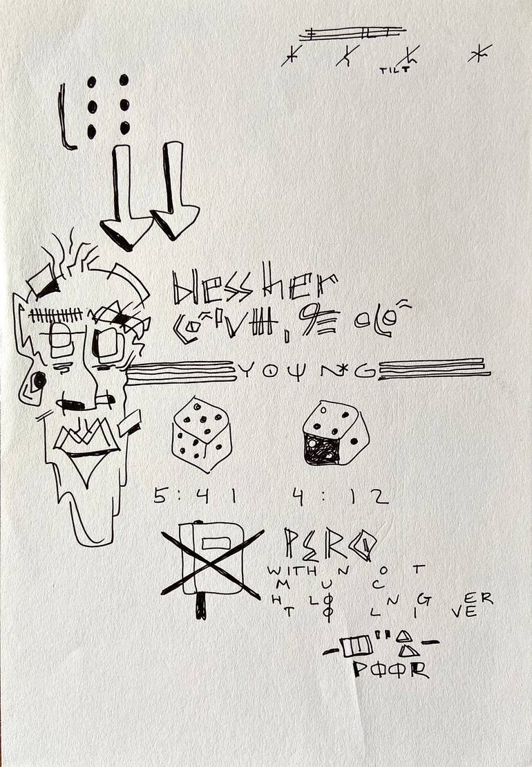 The Poor Girl Drawing by Luke Ryba | Saatchi Art