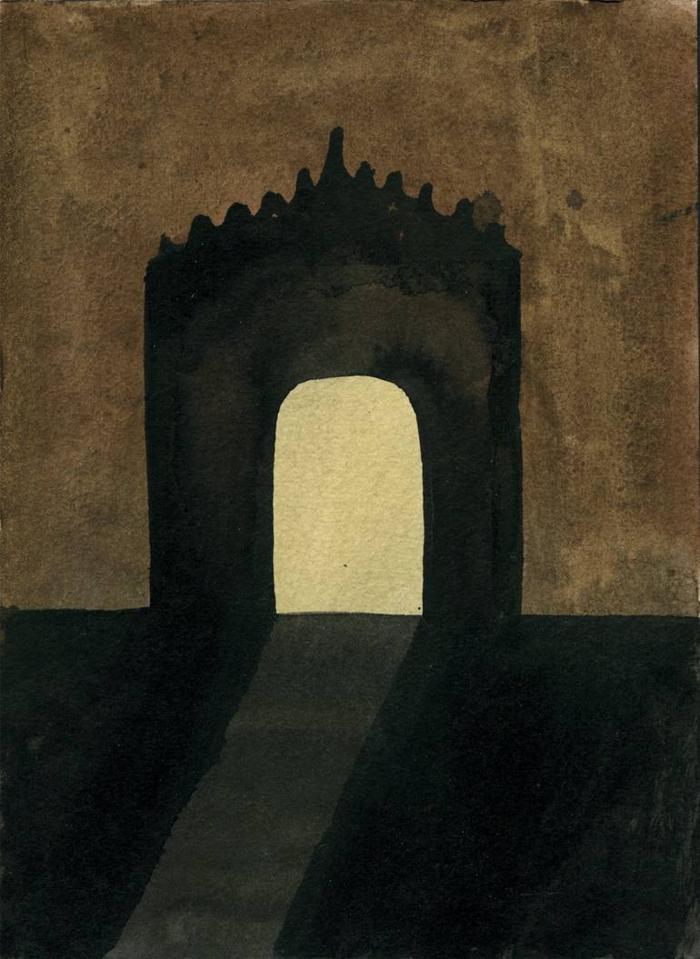 ein eingang Painting by Gosia Machon | Saatchi Art