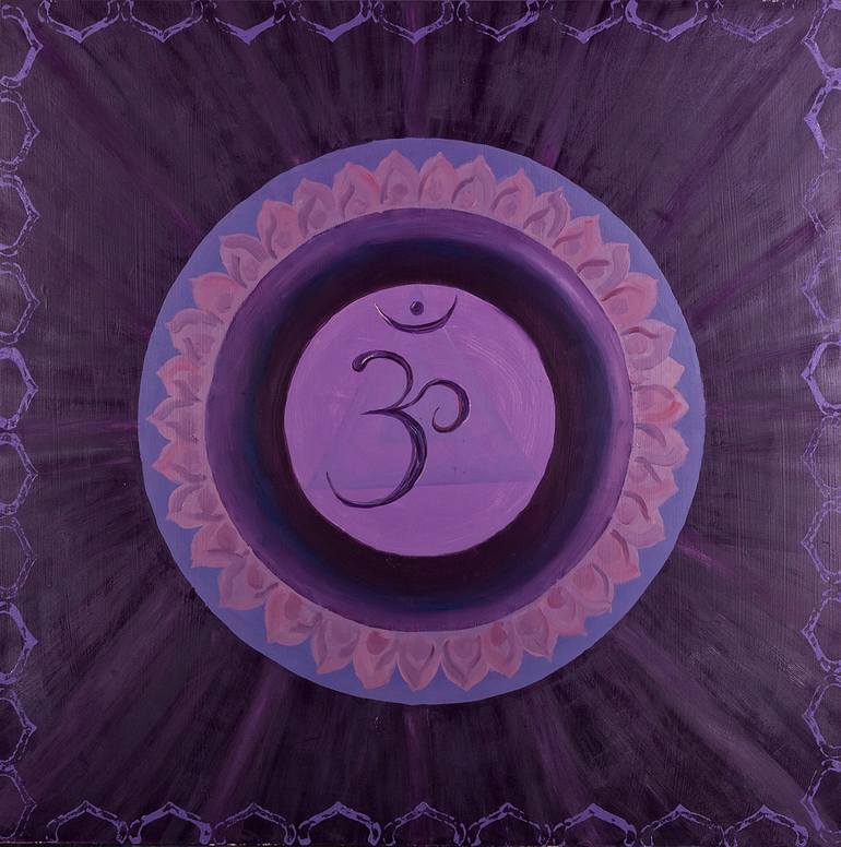 The crown chakra Painting by Tomasz Staszewski | Saatchi Art