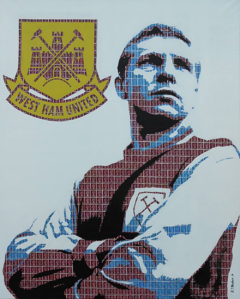 Bobby Moore Collage by Gary Hogben | Saatchi Art
