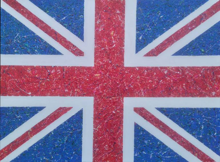 Union Splat#2 Painting by Gary Hogben | Saatchi Art