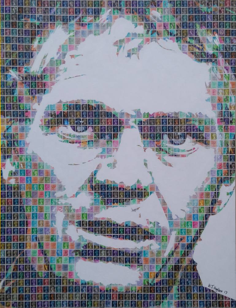 Steve McQueen Collage by Gary Hogben | Saatchi Art