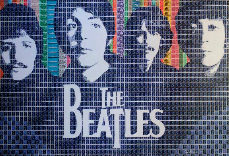 The Beatles Collage by Gary Hogben | Saatchi Art