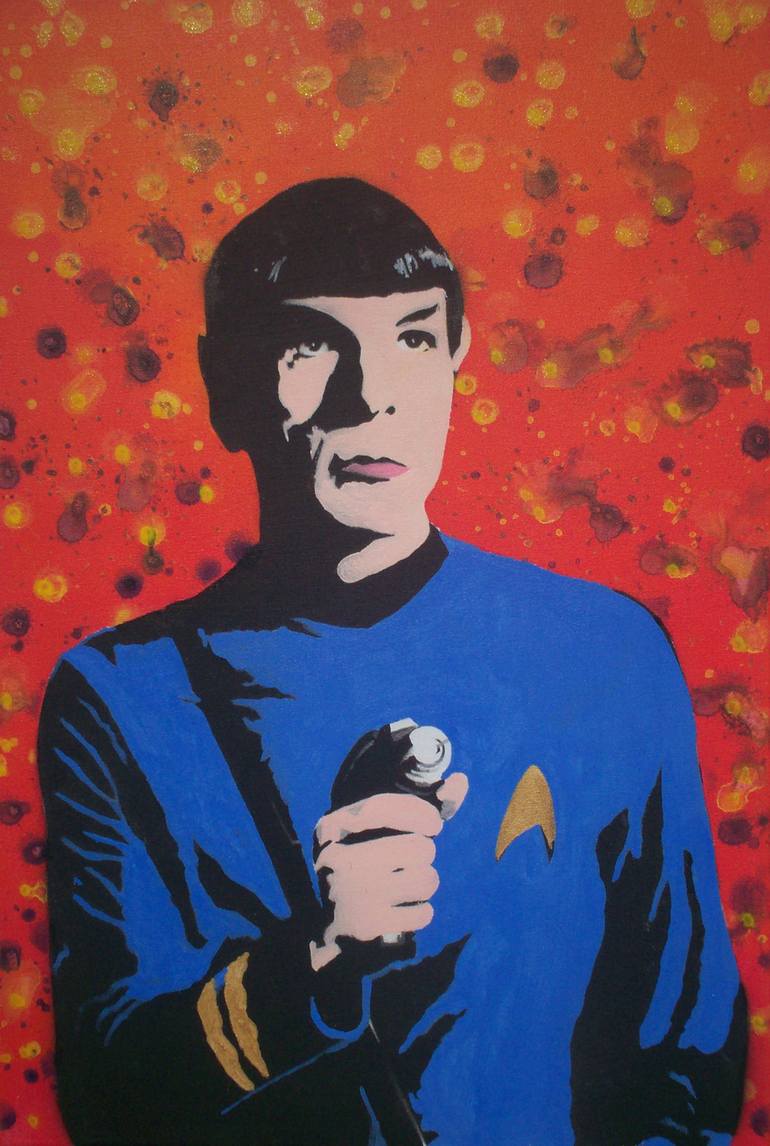 Mr Spock Painting by Gary Hogben | Saatchi Art