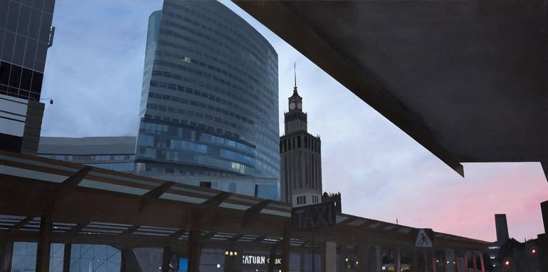 Warsaw, Early Morning Painting by Emily Reed | Saatchi Art
