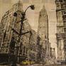 empire state building Painting by darren crowley | Saatchi Art