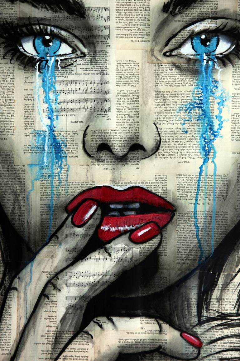 Fear, yet excitement Painting by Darren Crowley | Saatchi Art