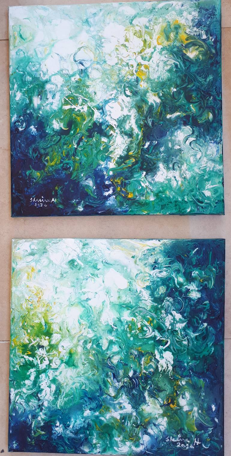 Flow Painting by Sherine Tolba | Saatchi Art